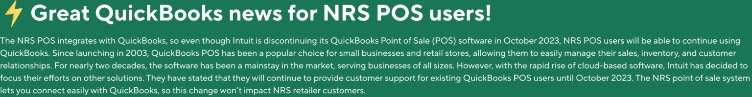 Point of Sale (POS) Software for Retail | National Retail Solutions