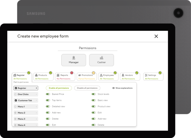Tablet POS System for Small Businesses - NRS Panther