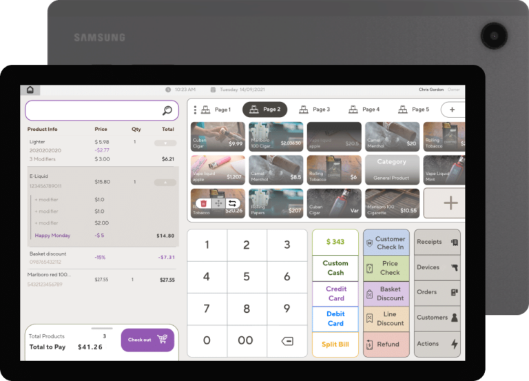 Tablet POS System for Small Businesses - NRS Panther